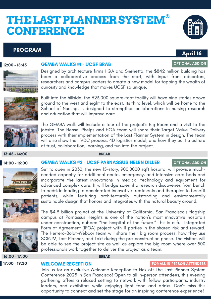 Last Planner System Conference 2025 Ticket (Virtual) – Lean Construction